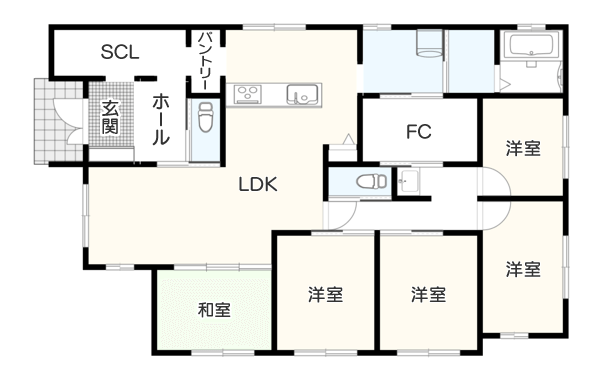 5LDKの間取り9選！おしゃれな2階建てや平屋住宅のポイント解説 | HOME4U 家づくりのとびら